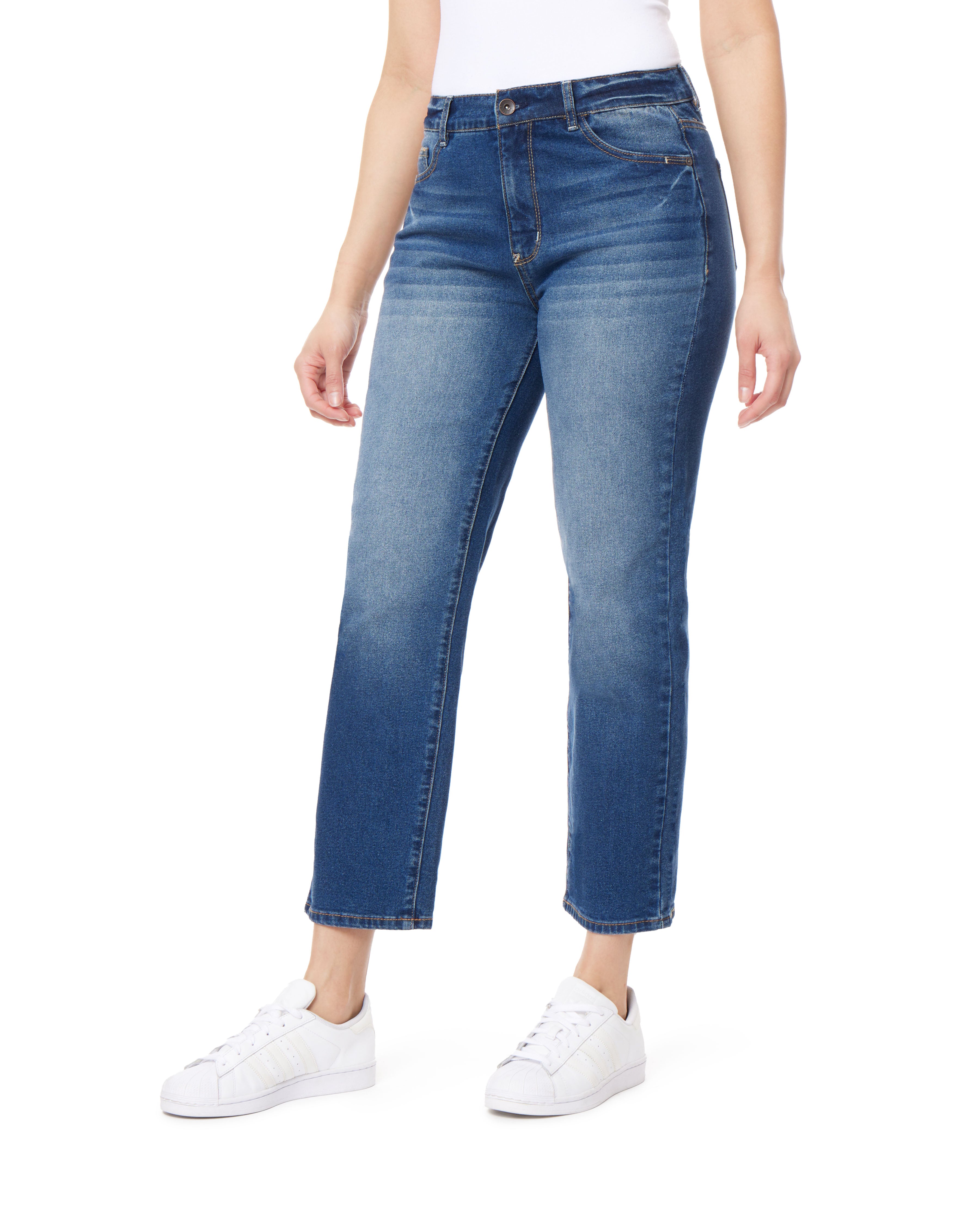 InstaVintage Fearless Curvy Super High-Rise Straight Jeans – WallFlower ...