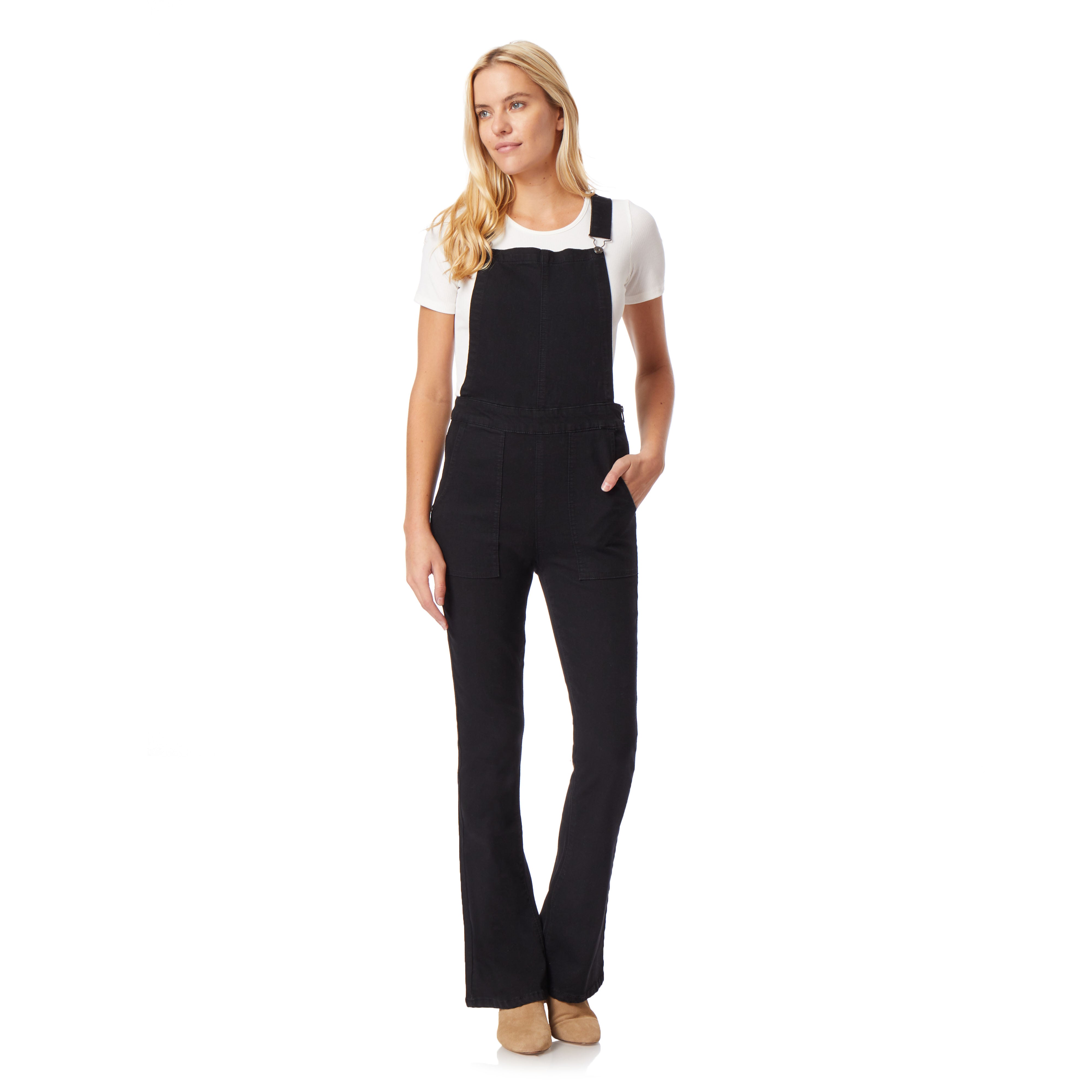 High Rise Flare Overalls – WallFlower Jeans